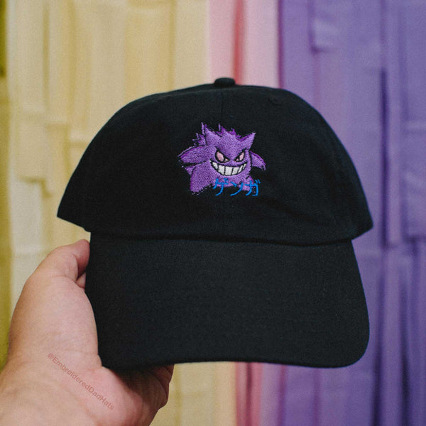 Gengar Anime Embroidered Hat – Embroidered Dad Hats