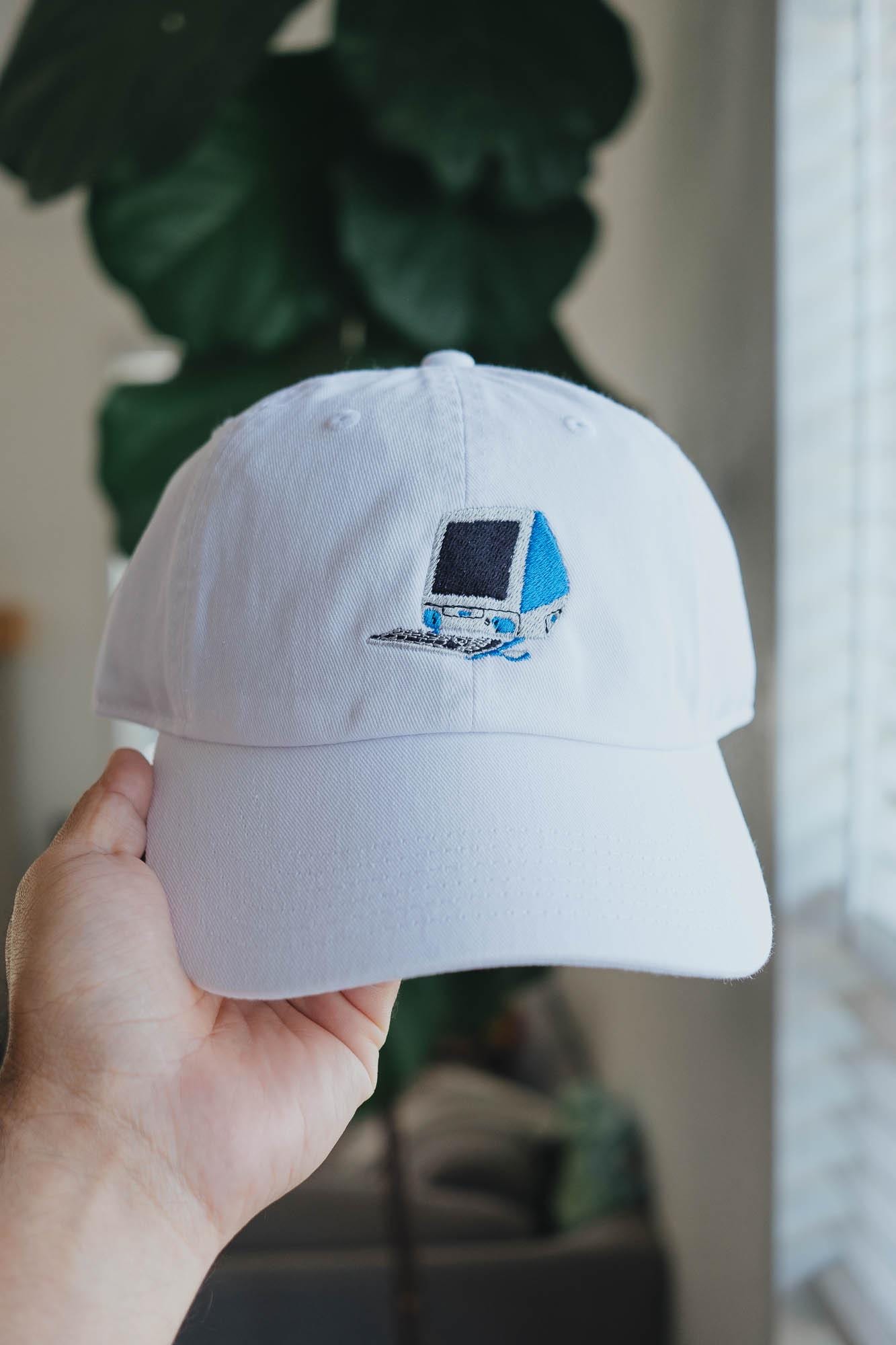 Retro Frutiger Aero Computer Embroidered Hat – Embroidered Dad Hats