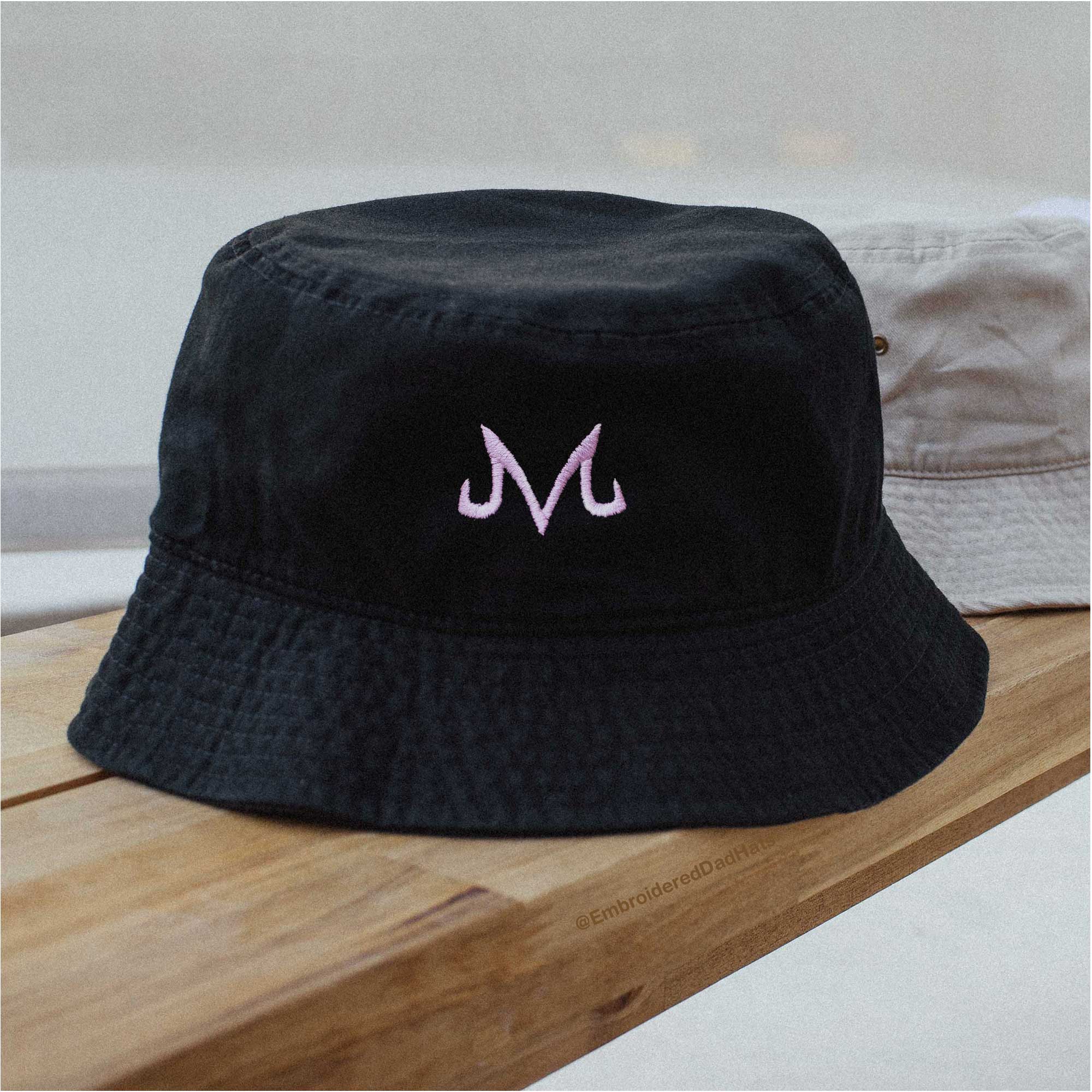 Majin Mark Anime Embroidered Bucket Hat – Embroidered Dad Hats